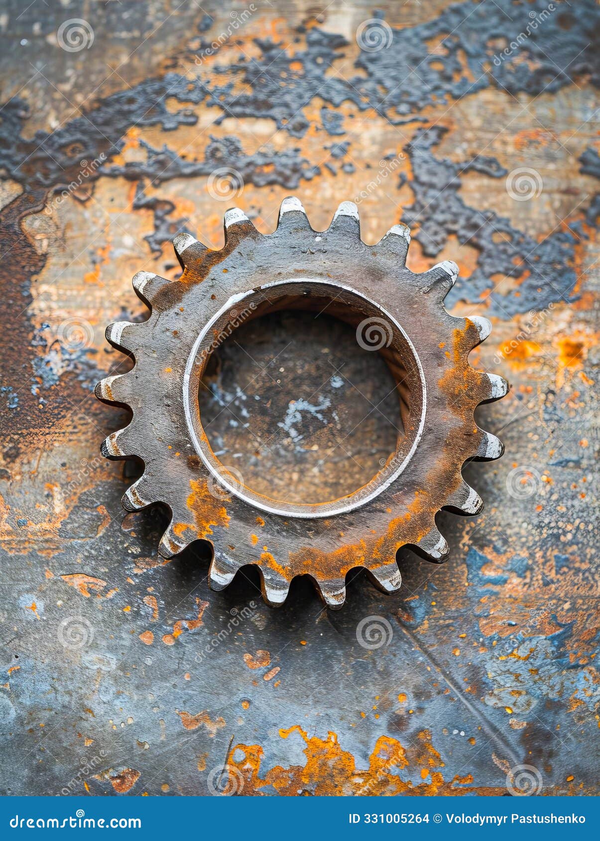 A Rusty Metal Gear on a Rusty Surface Stock Photo - Image of circular ...