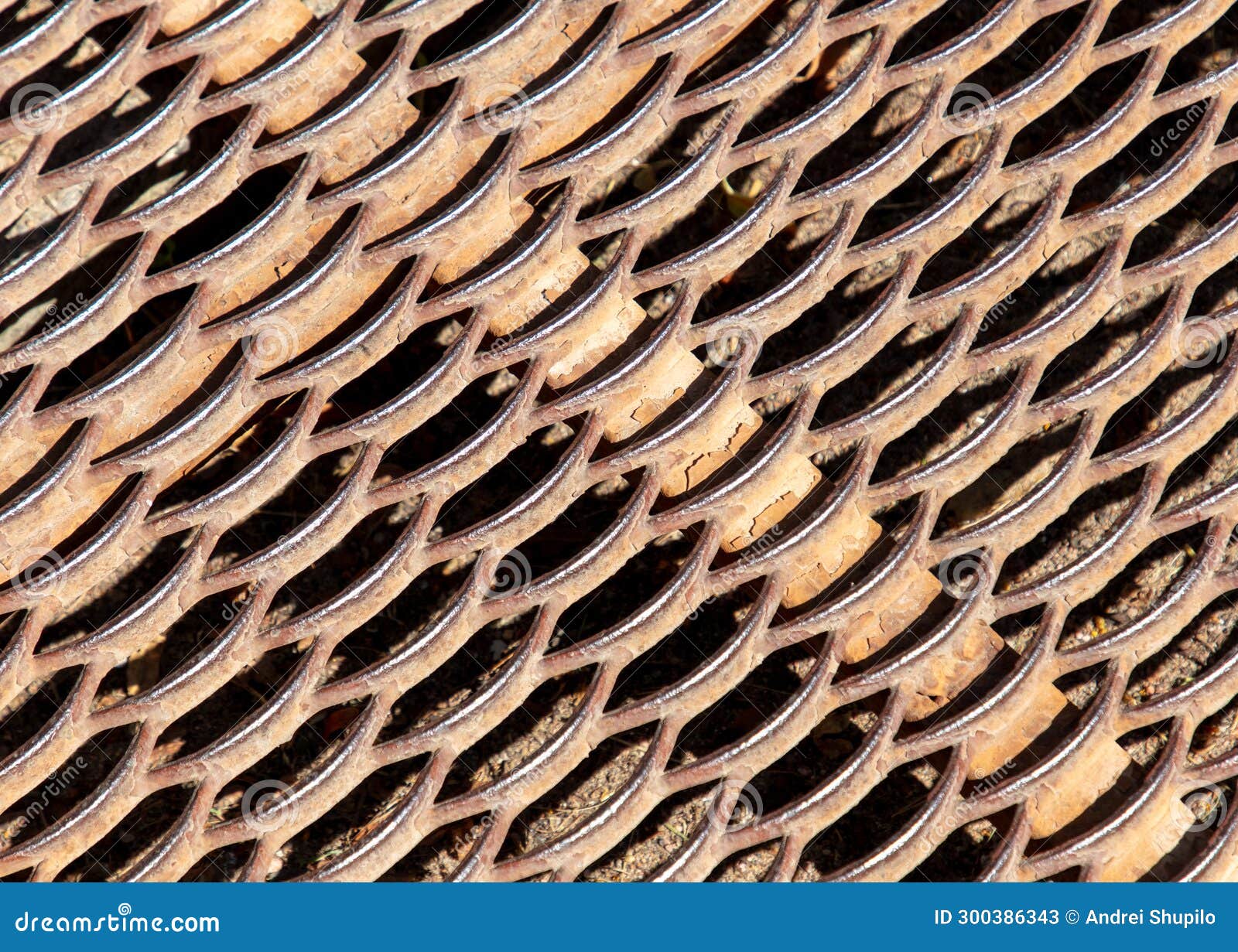 Rusty Metal Grate As an Abstract Background Stock Image - Image of ...