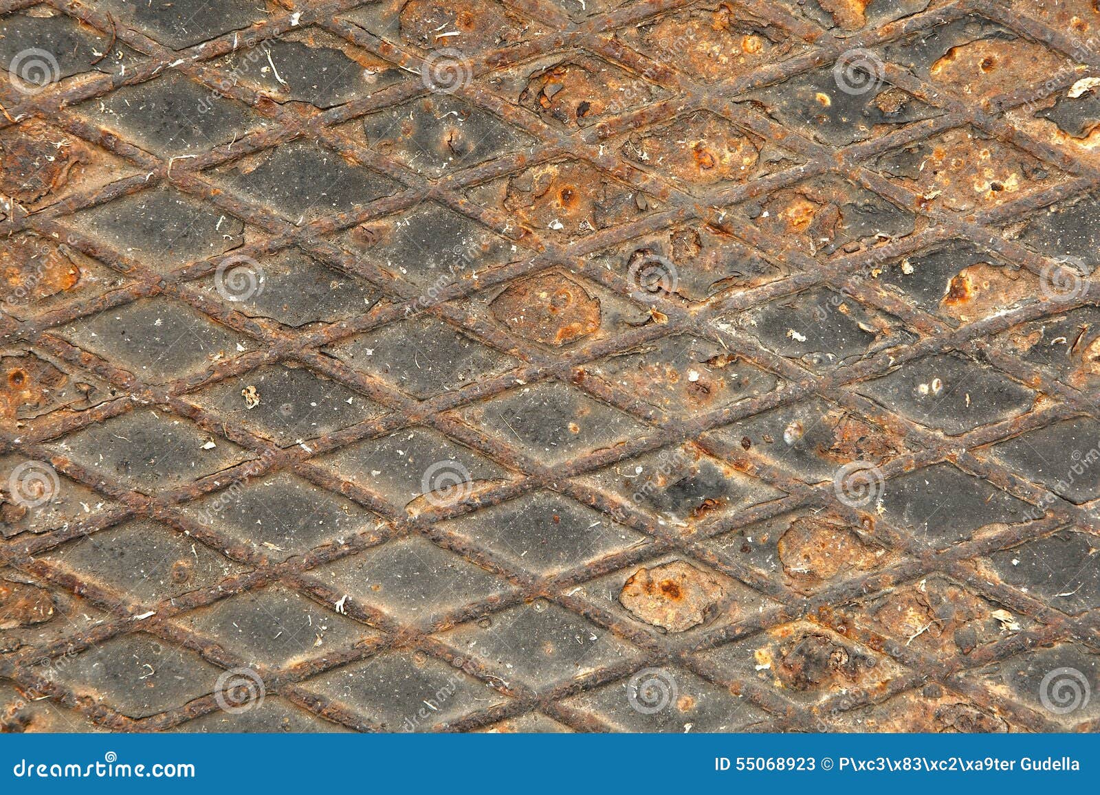 Rusty metal grid stock image. Image of lines, grid, design - 55068923