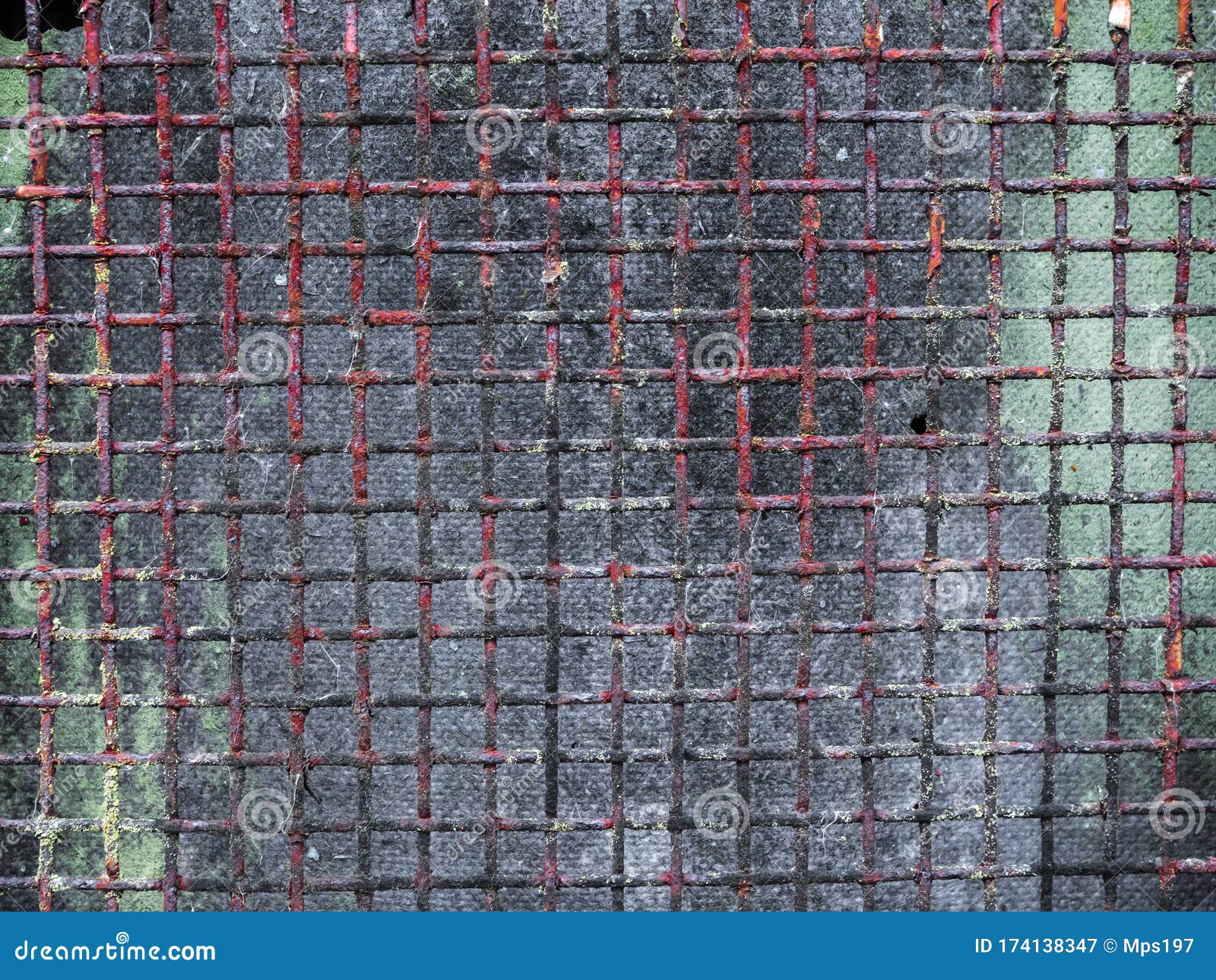 Rusty metal grid texture stock image. Image of material - 174138347