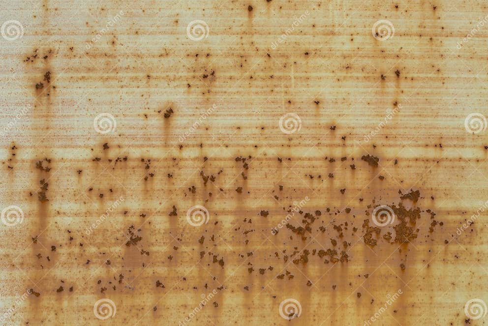 Rusty metal with leaks. stock image. Image of material - 80177131