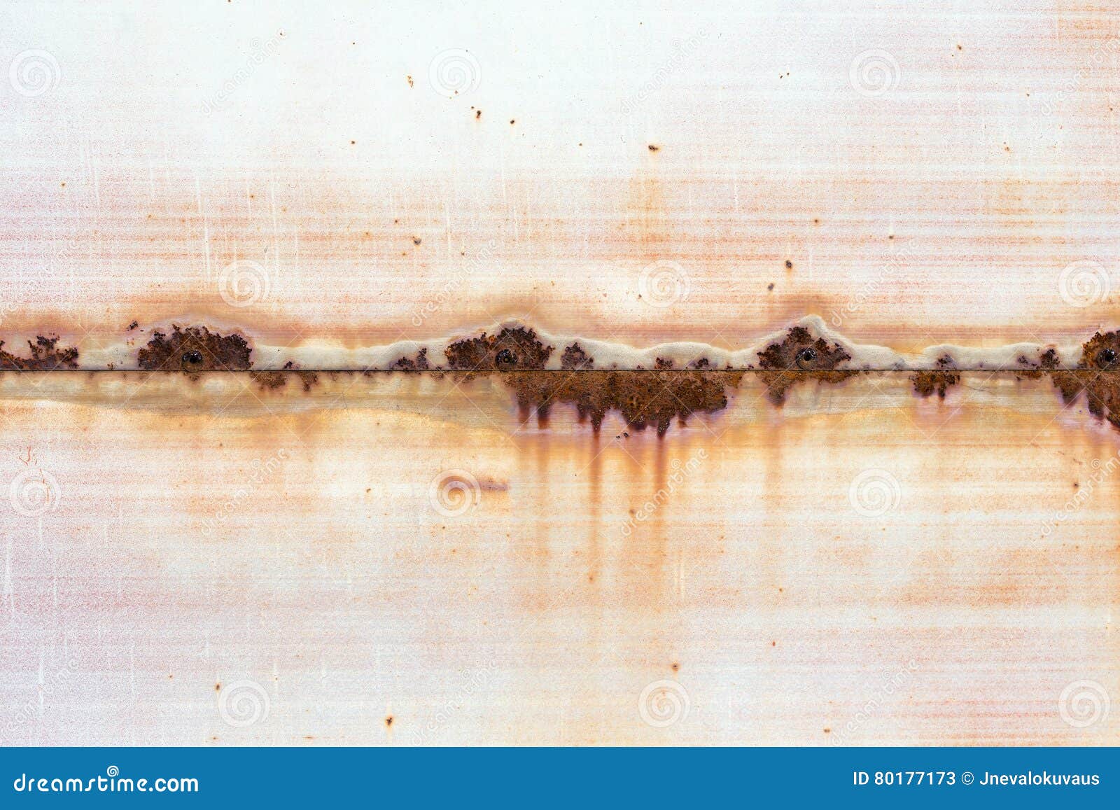 Rusty metal with leaks. stock image. Image of metal, plate - 80177173