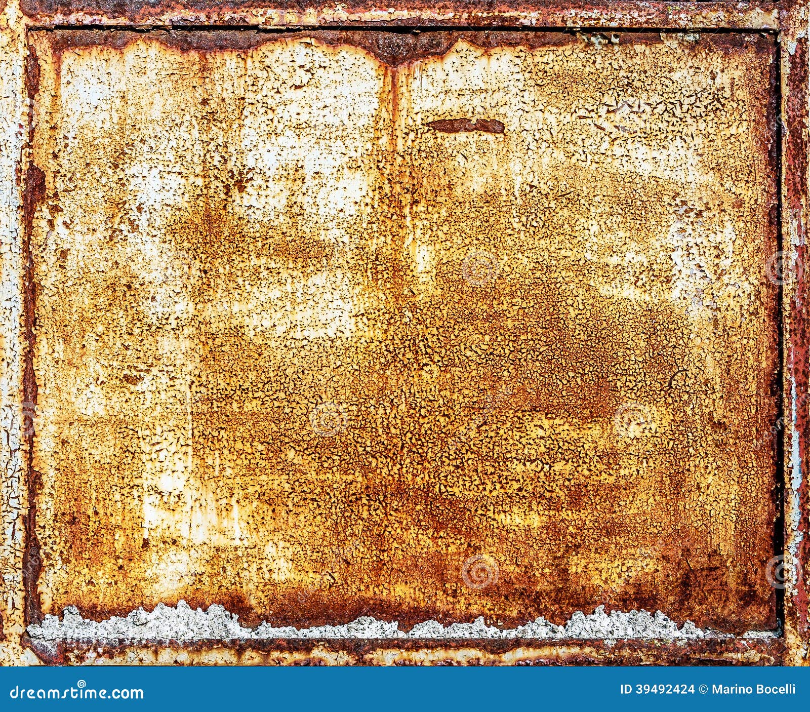 Rusty metal panel stock photo. Image of abstract, scratched - 39492424