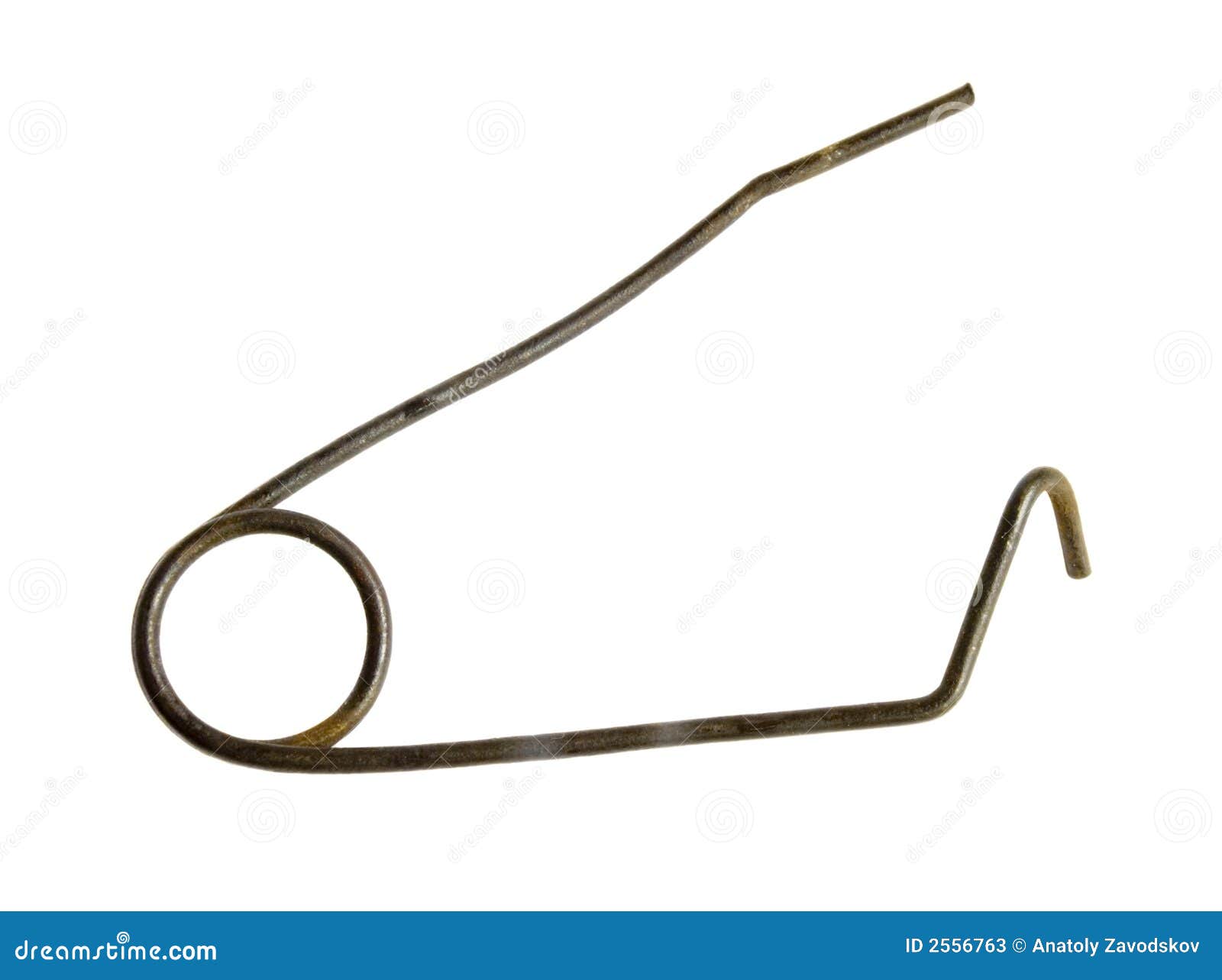 Rusty metal pin stock image. Image of repairing, isolated - 2556763