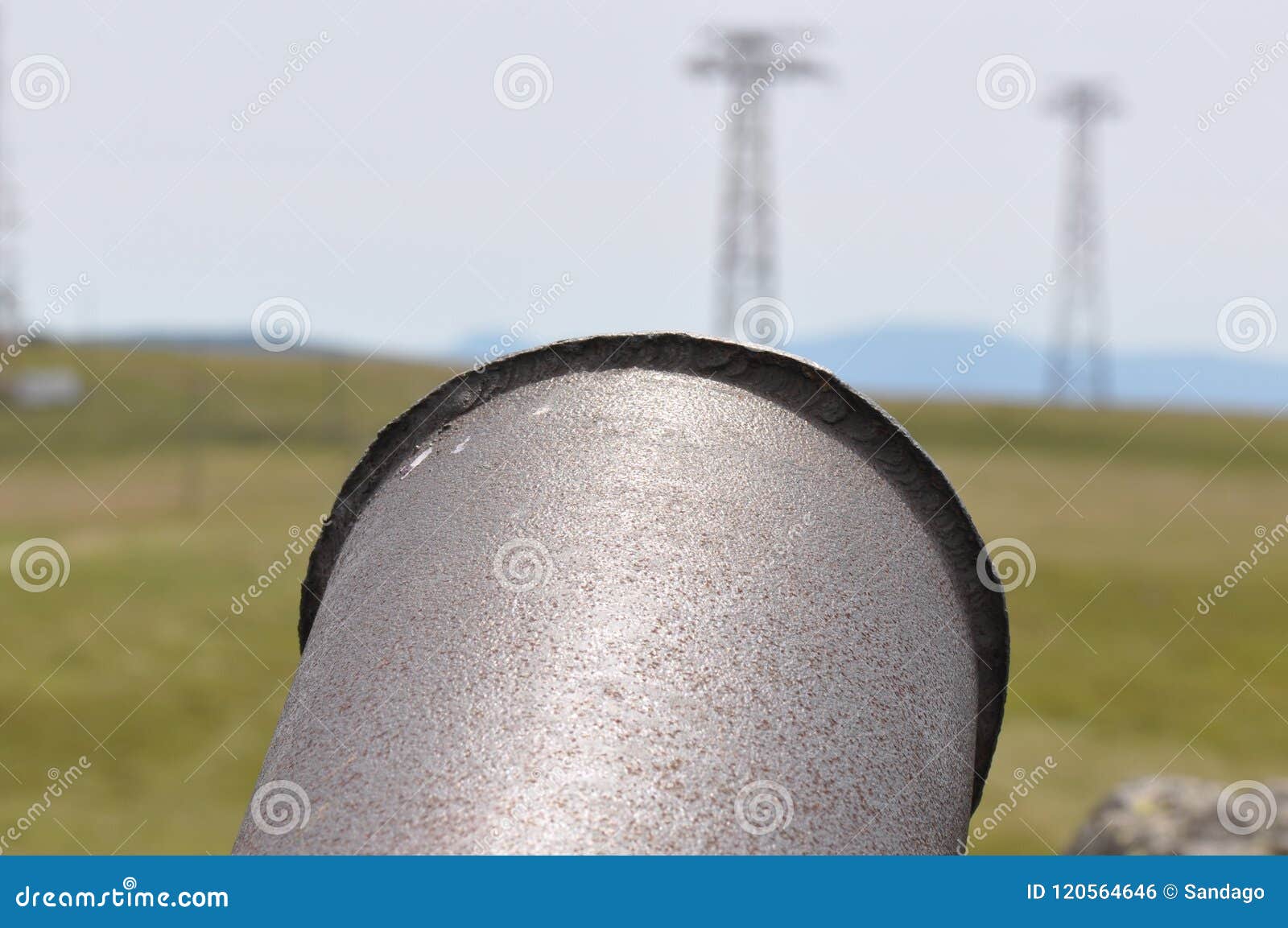 Rusty metal pipe stock photo. Image of crack, alloy - 120564646