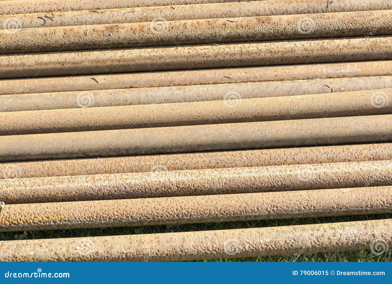 Rusty metal pipes stack stock image. Image of corrosion - 79006015