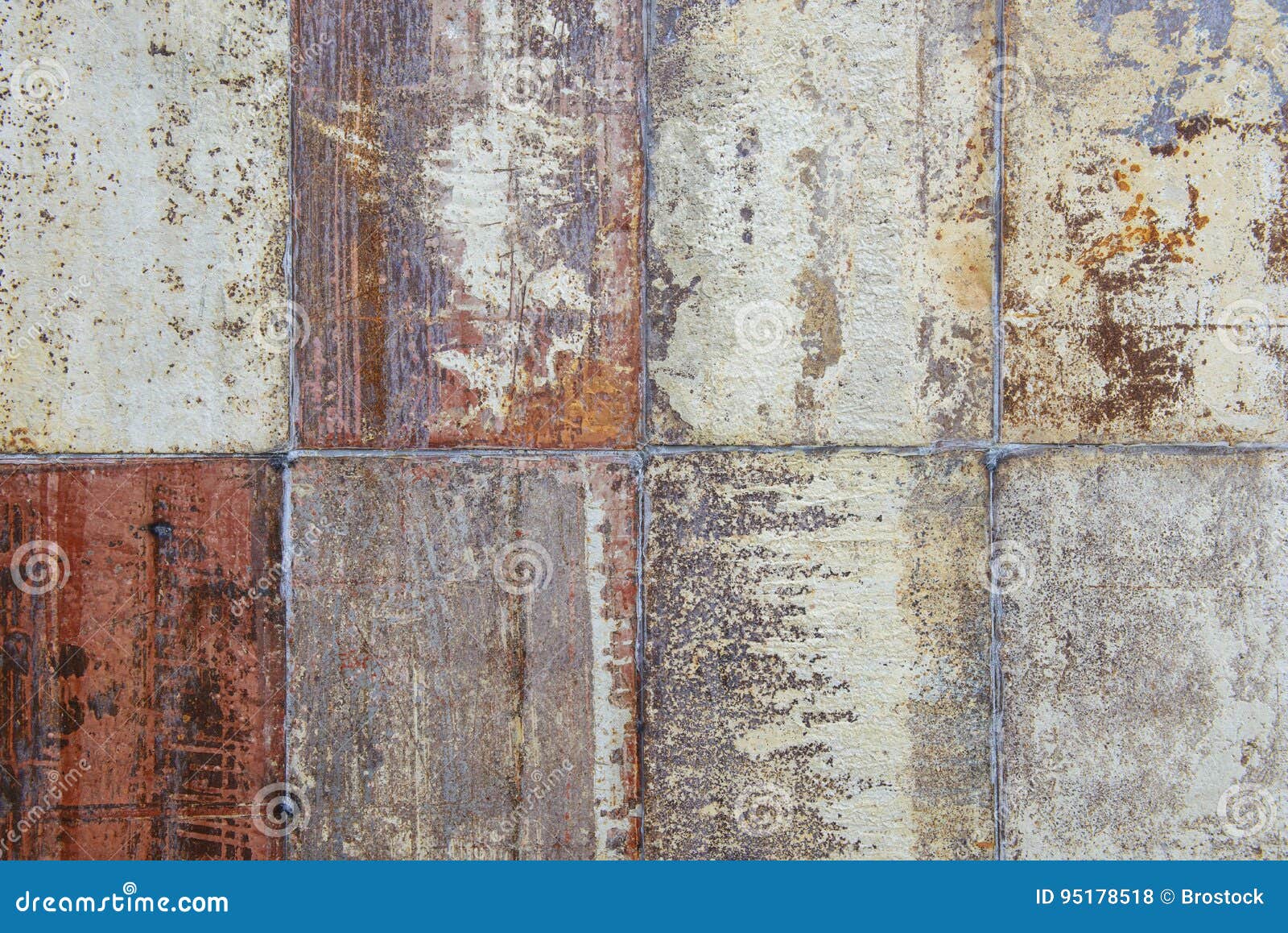 Rusty Metal Plate Background Stock Photo - Image of metal, horizontal ...