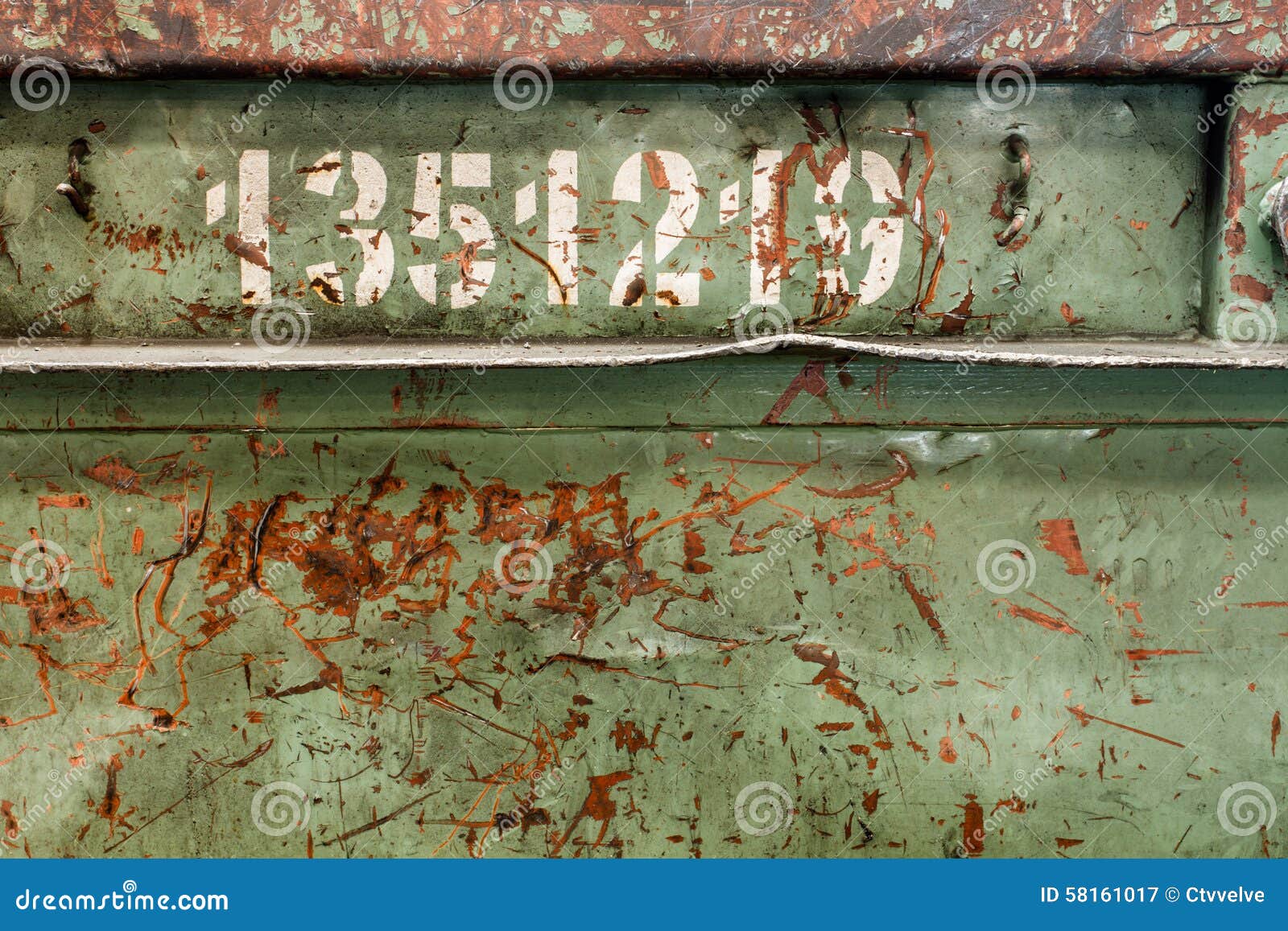 Rusty Metal Plate with Numbers Stock Image - Image of abstract ...