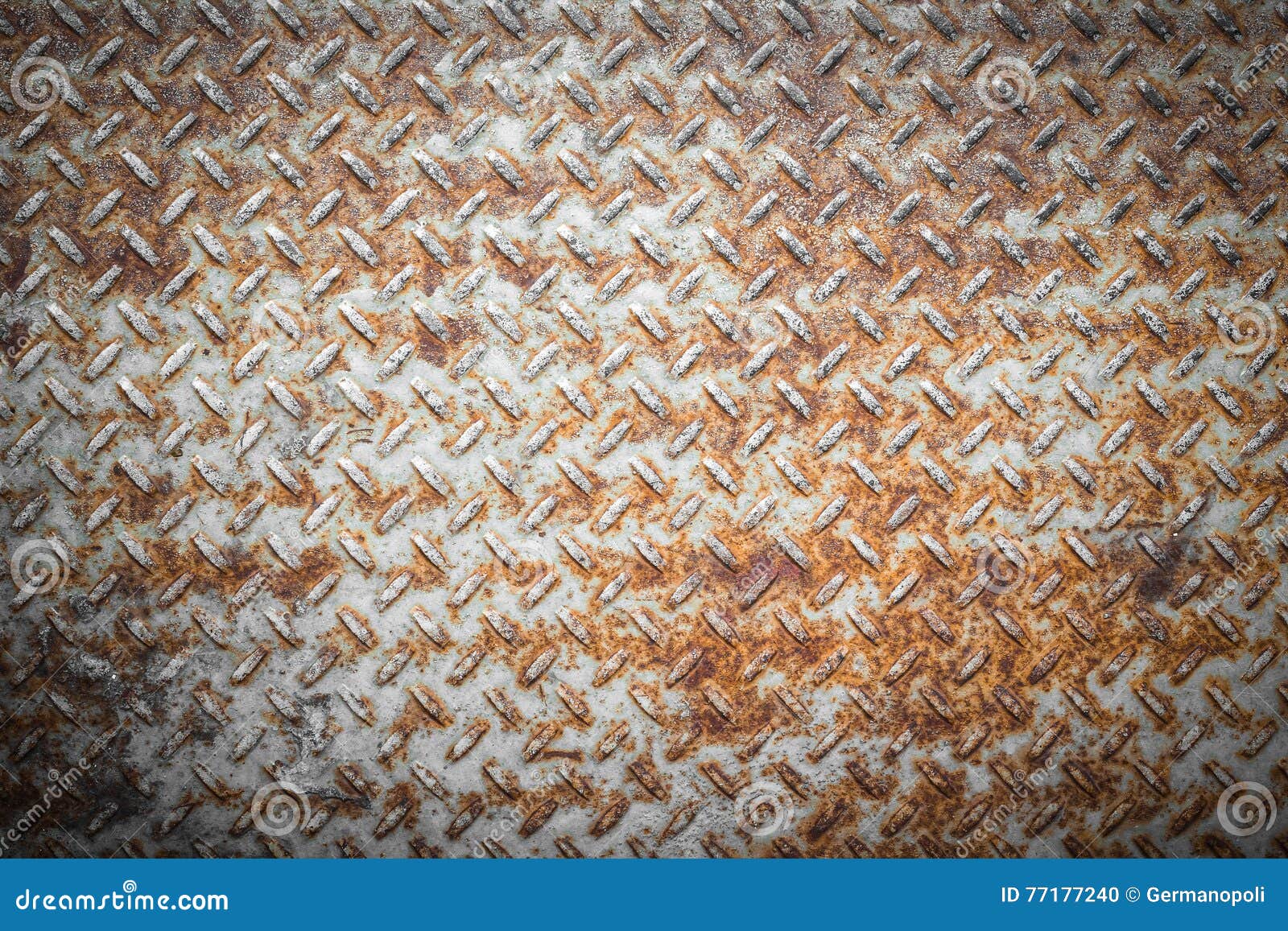 Rusty metal plate stock photo. Image of pattern, aged - 77177240