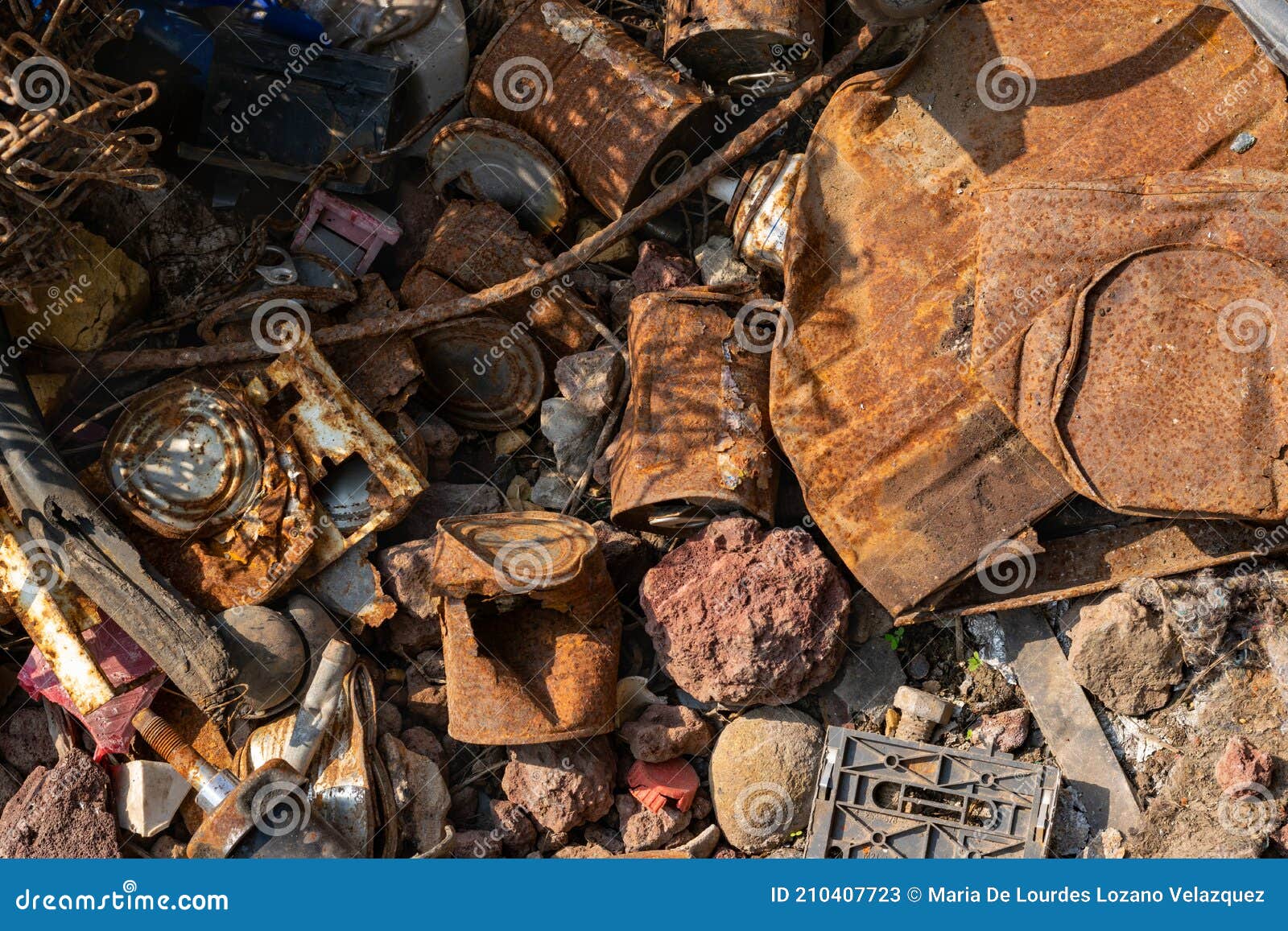 Recicle and Reuse Rusty Metal Stock Image - Image of texturas, reuse ...