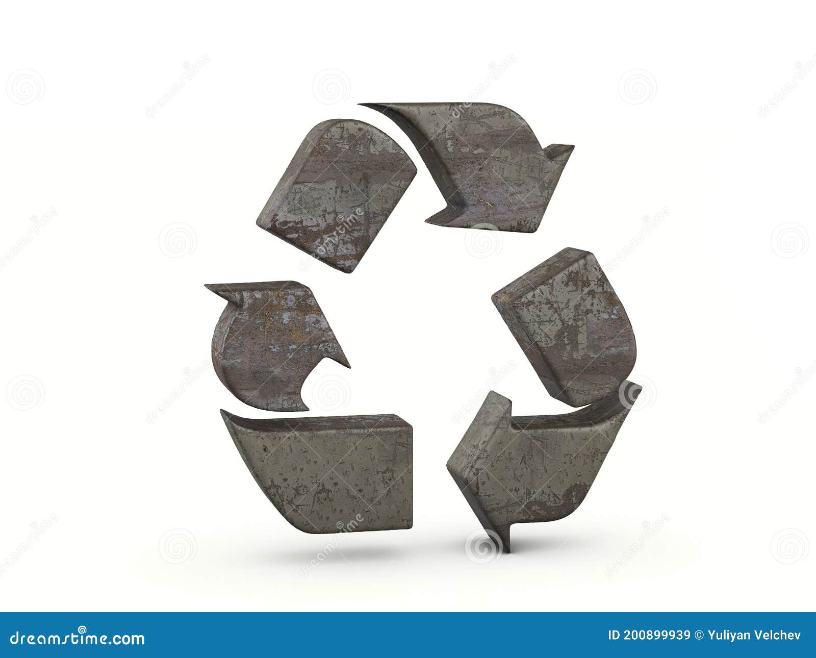 Metal Recycle Code Icon Set Cartoon Vector | CartoonDealer.com #303264007