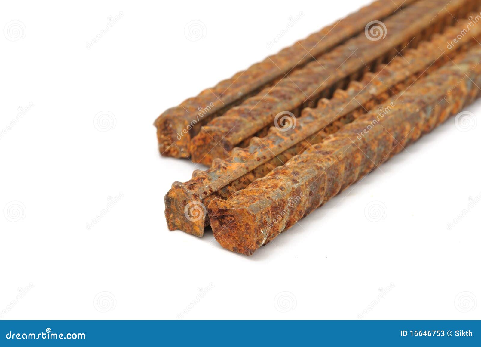 Rusty Metal Rods stock image. Image of rough, copyspace - 16646753