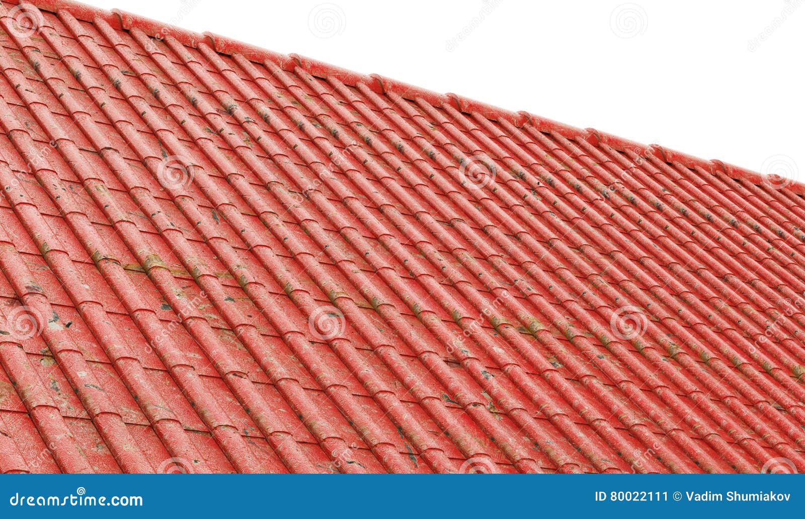Rusty Metal Roofing Roof As Background 3D Render Stock Illustration ...