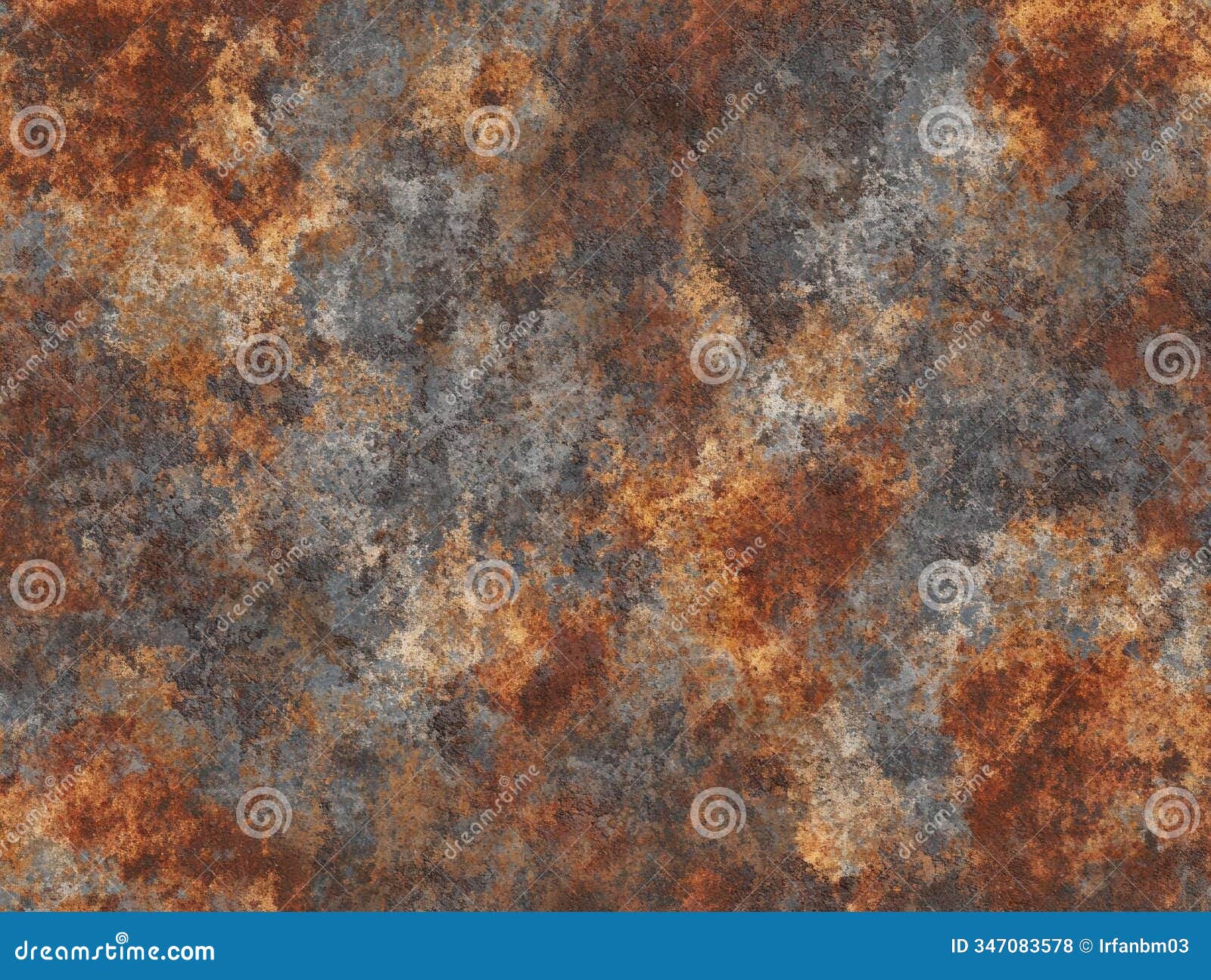 Rusty Metal Seamless Texture, Grunge Background for Industrial Designs ...