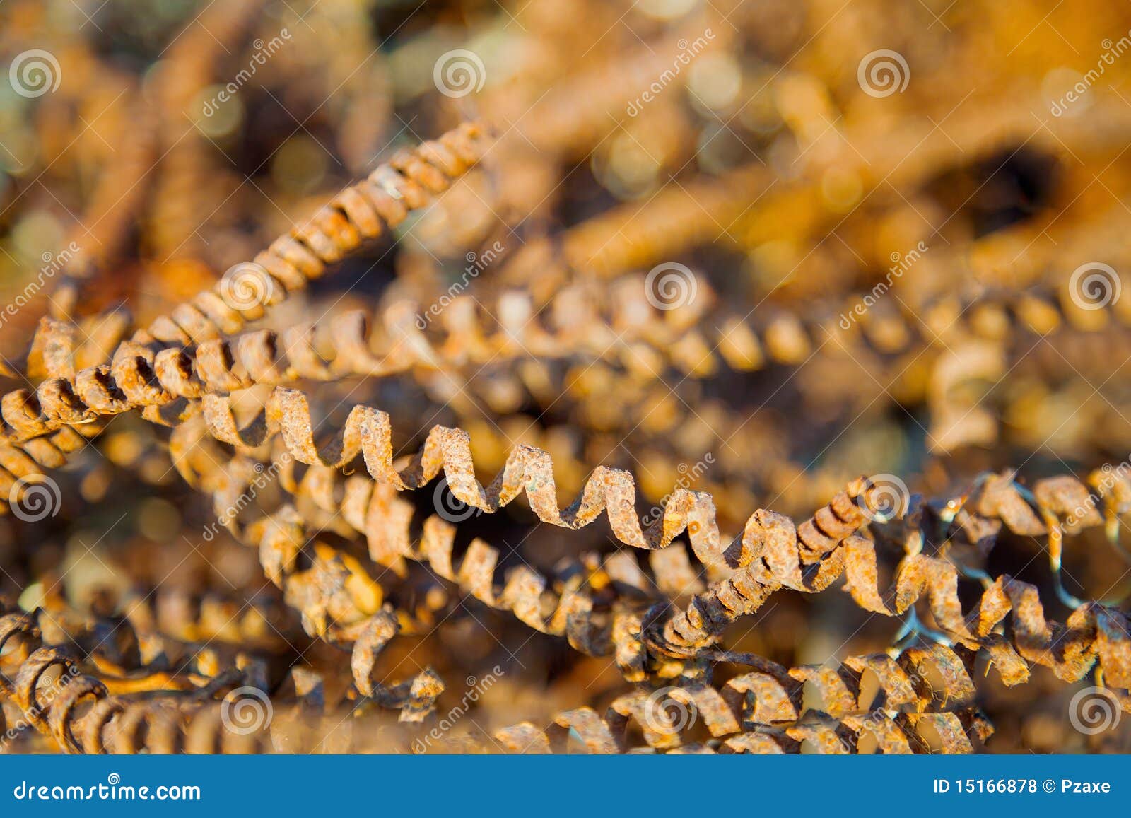 Rusty Metal Shaving - Waste of Industry Stock Photo - Image of chips ...