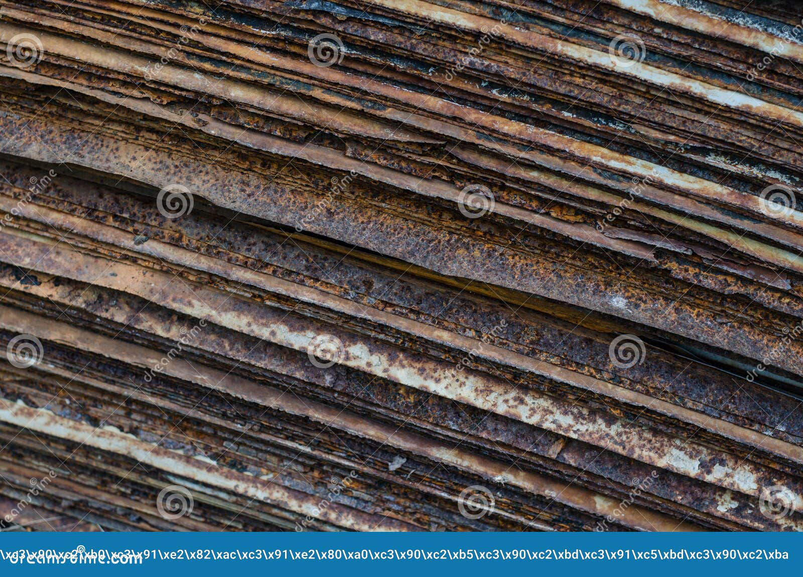 Rusty Metal. Sheets of Rusty Iron. Metal Structure. Steel Sheet. Stock ...