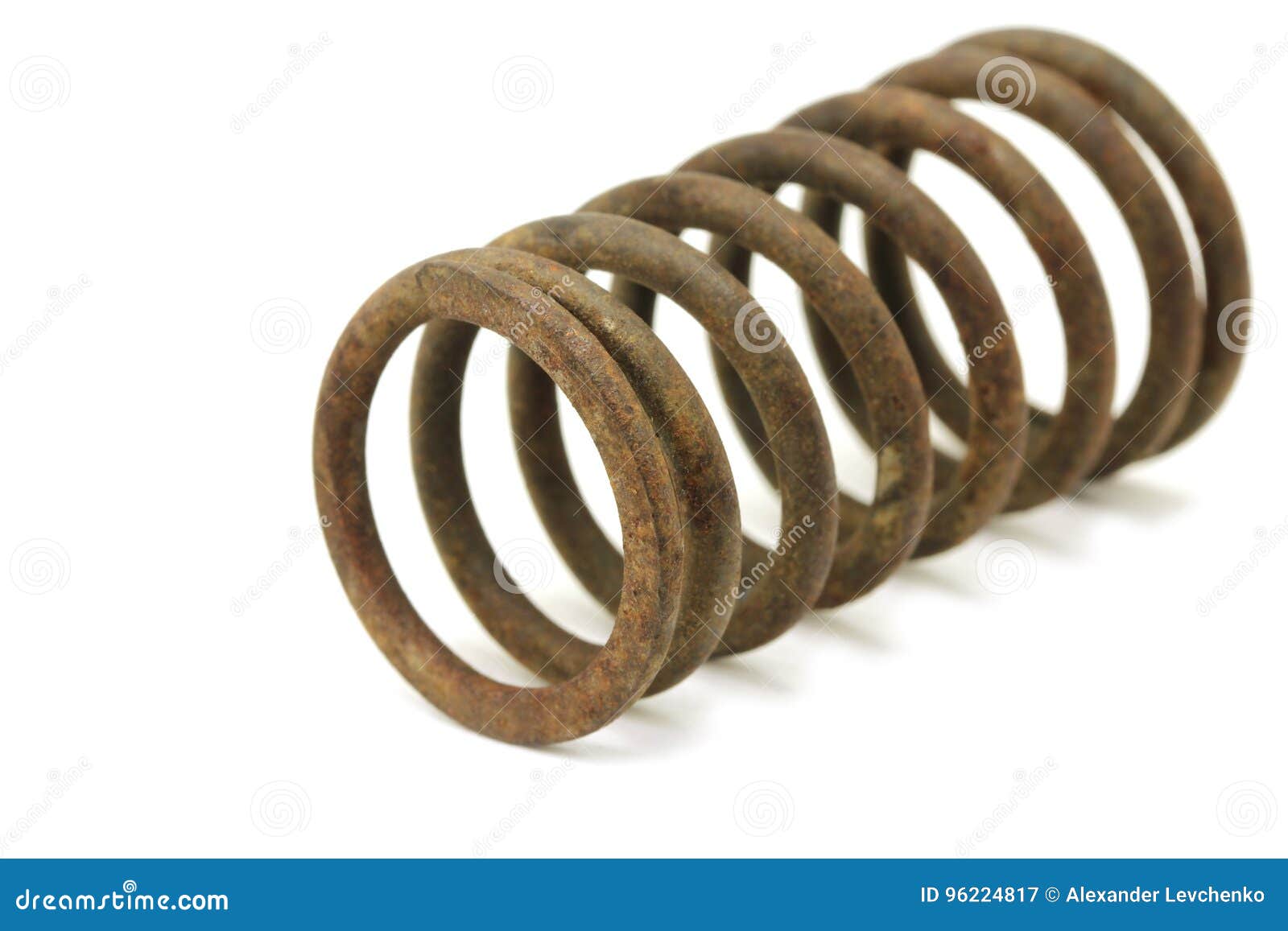 Rusty metal spring stock image. Image of coils, fracture - 96224817