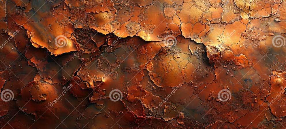 Rusty Metal Surface, Abstract Background for Design Stock Illustration - Illustration of rough ...