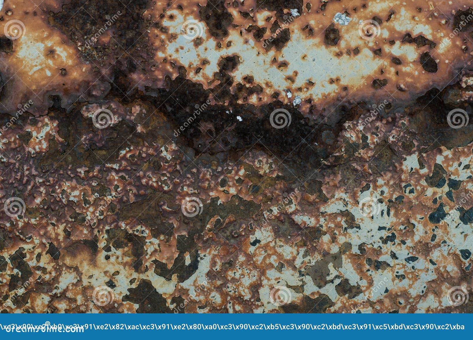 Rusty Metal Surface. the Old Iron Door. Rough Texture. Rusty Metal ...