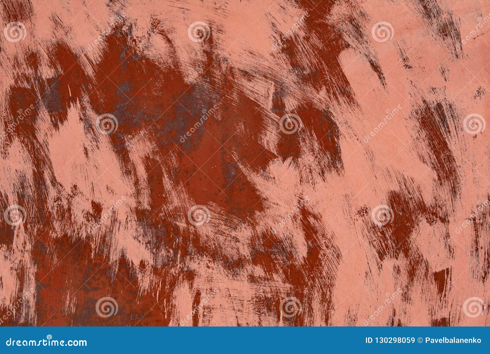 Rusty Metal Surface Painted with Red Color Stock Image - Image of rusty ...