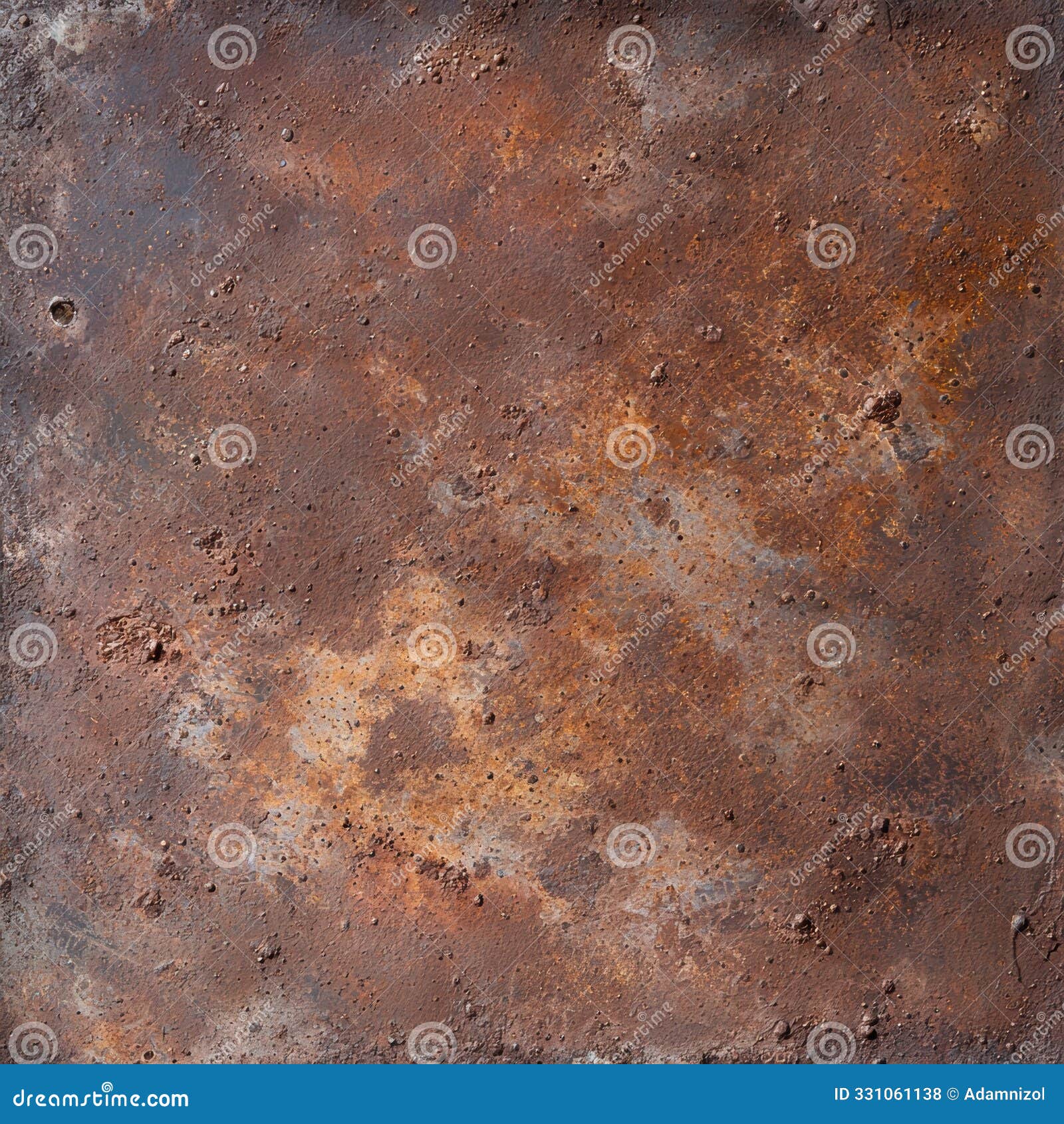 Rusty Metal Surface with Pitted Texture Stock Illustration ...