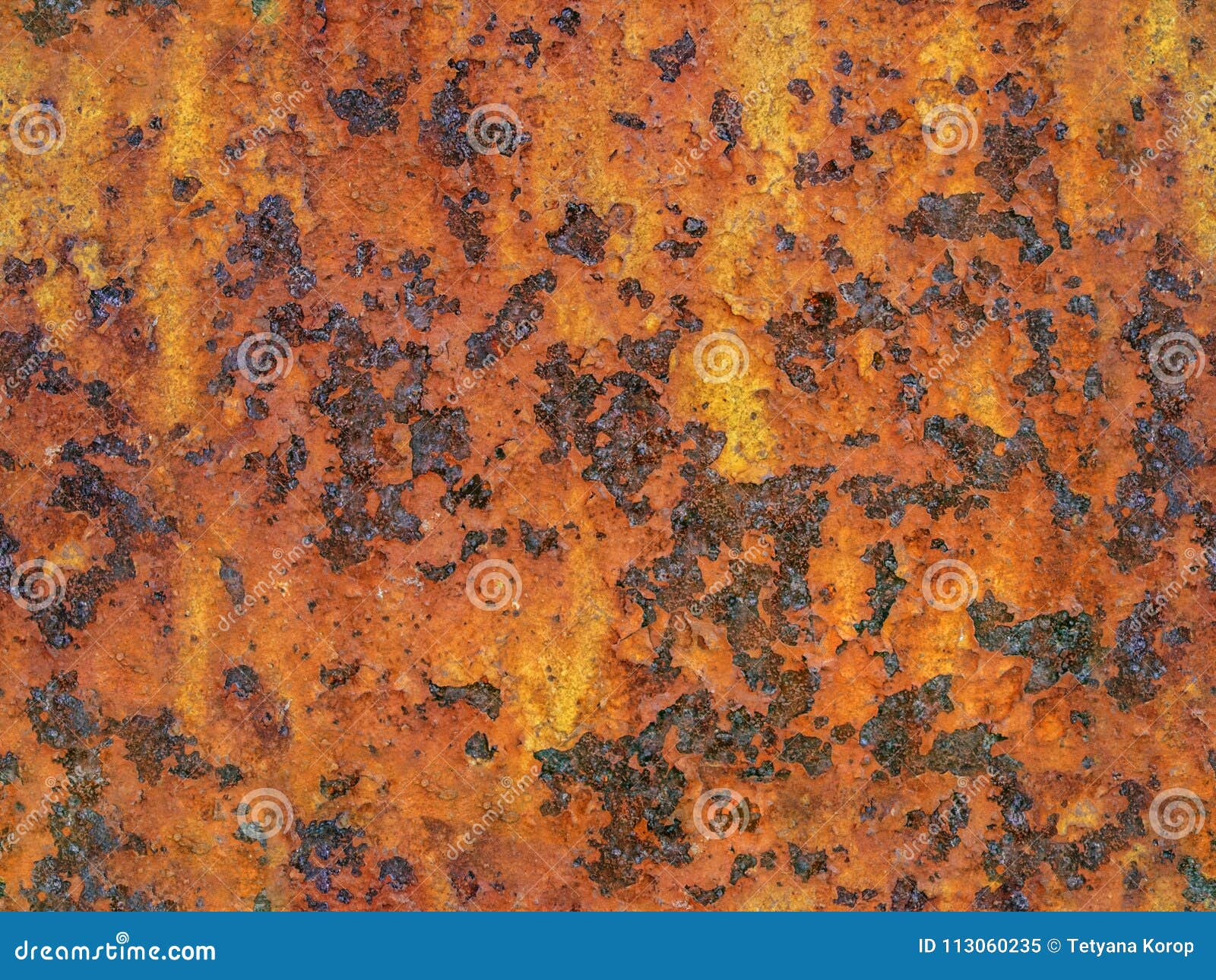 Rusty Metal Surface. Seamless Texture Stock Image - Image of plate ...