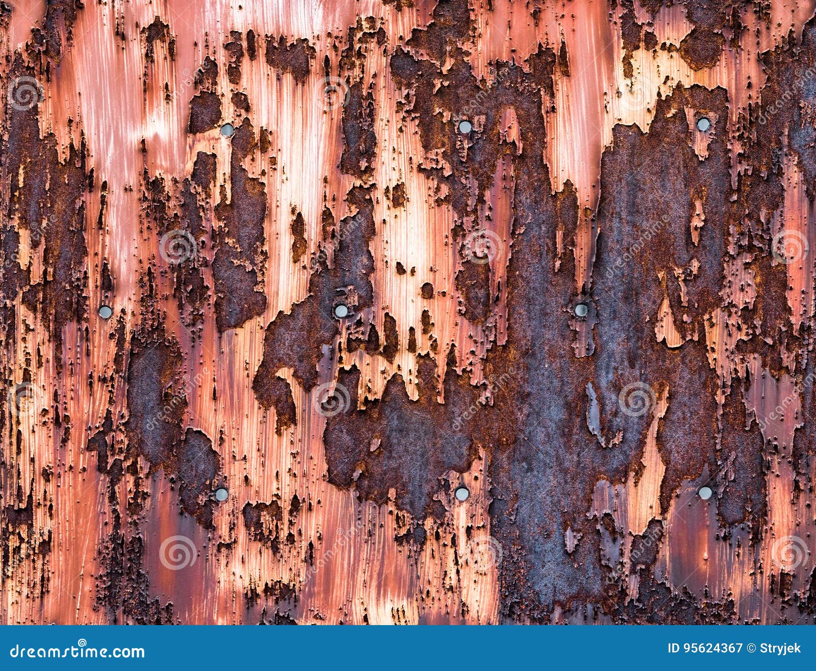 Rusty Metal Surface Texture Background Stock Image - Image of ...