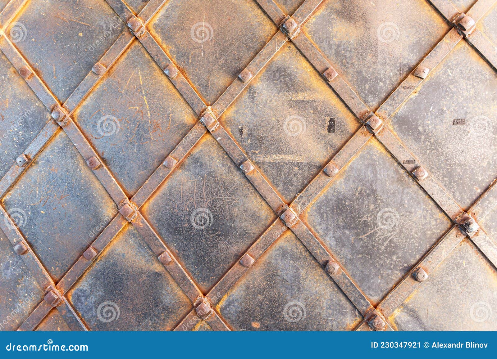Rusty Metal Texture As Background with Streaks of Rust Stock Image ...