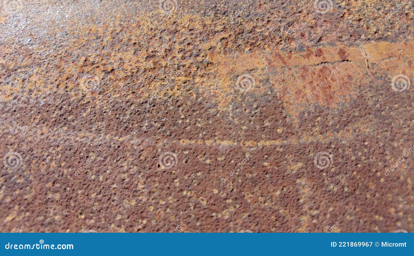 Rusty and Metal Texture Background. Realistic Russet Sample, Template ...