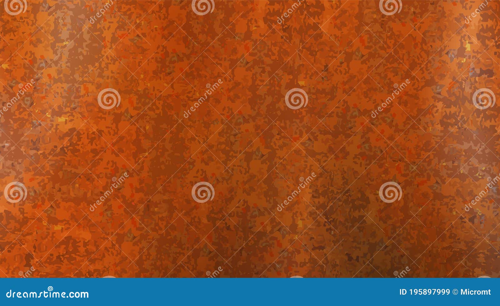 Rusty and Metal Texture Background. Realistic Russet Sample, Template ...