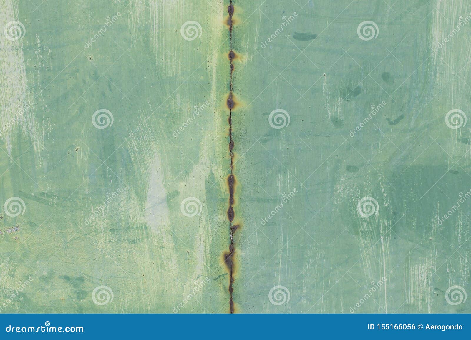 Rusty Metal Texture with Green Paint Stock Photo - Image of dirty ...