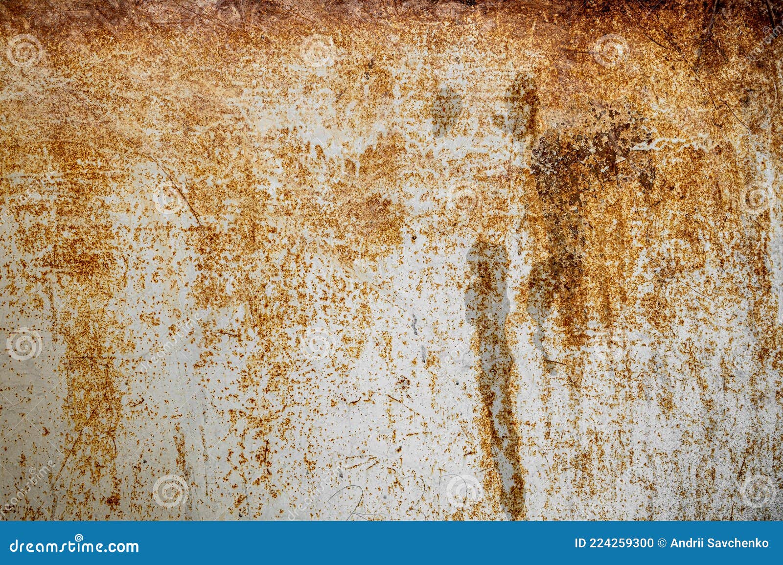 Rusty Metal Texture. Peeling Paint on the Rust Wall Stock Photo - Image ...