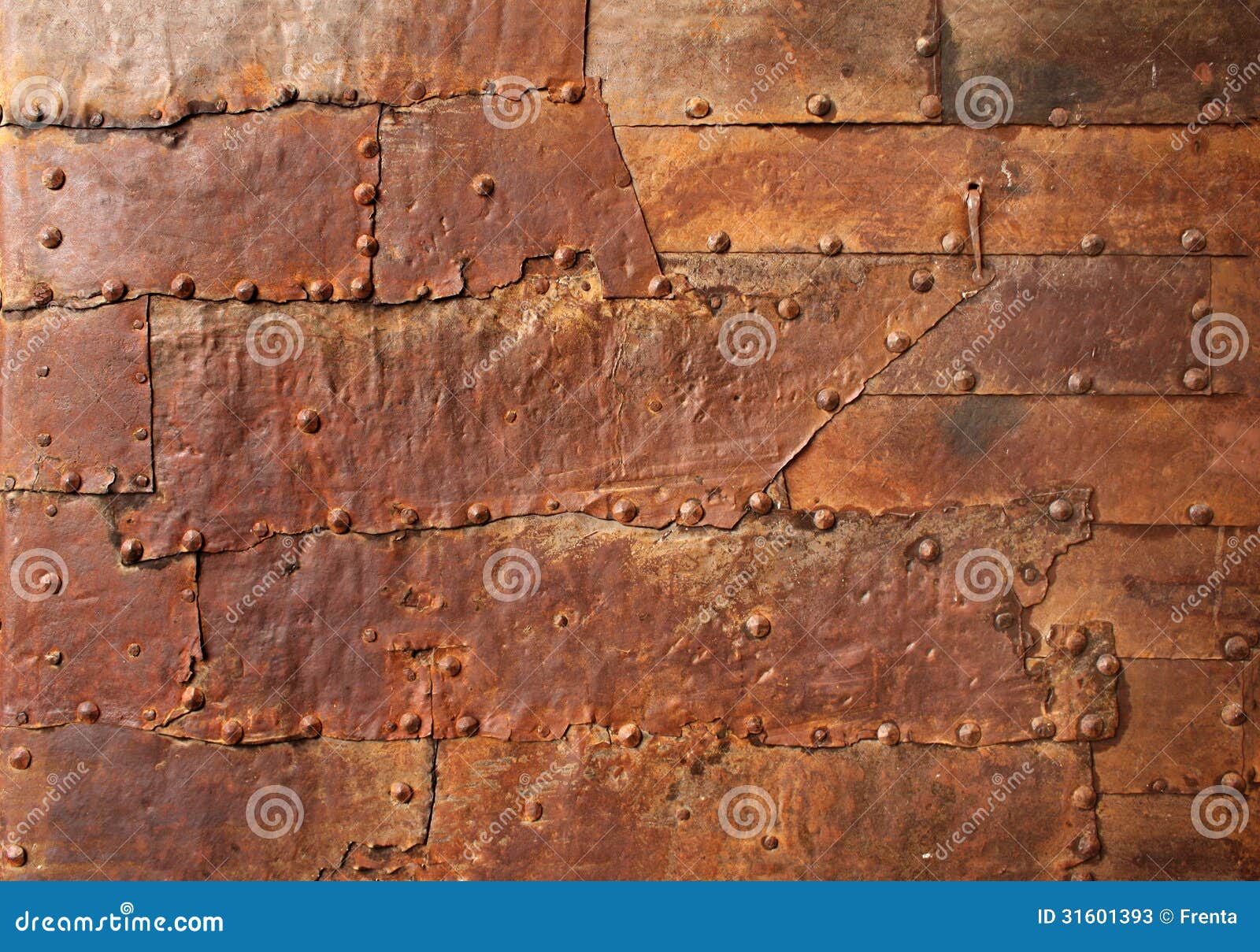 Rusty Metal Rivets Texture