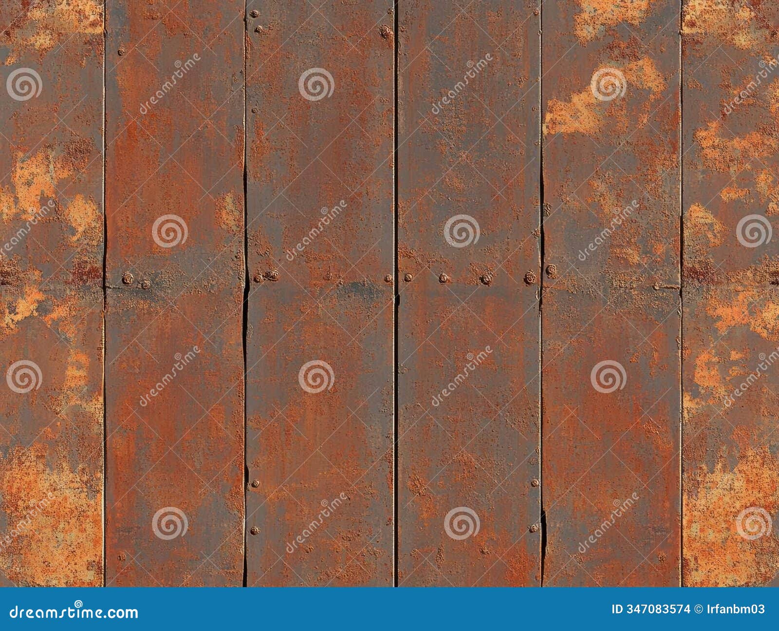 Rusty Metal Texture Seamless Pattern Stock Illustration - Illustration ...