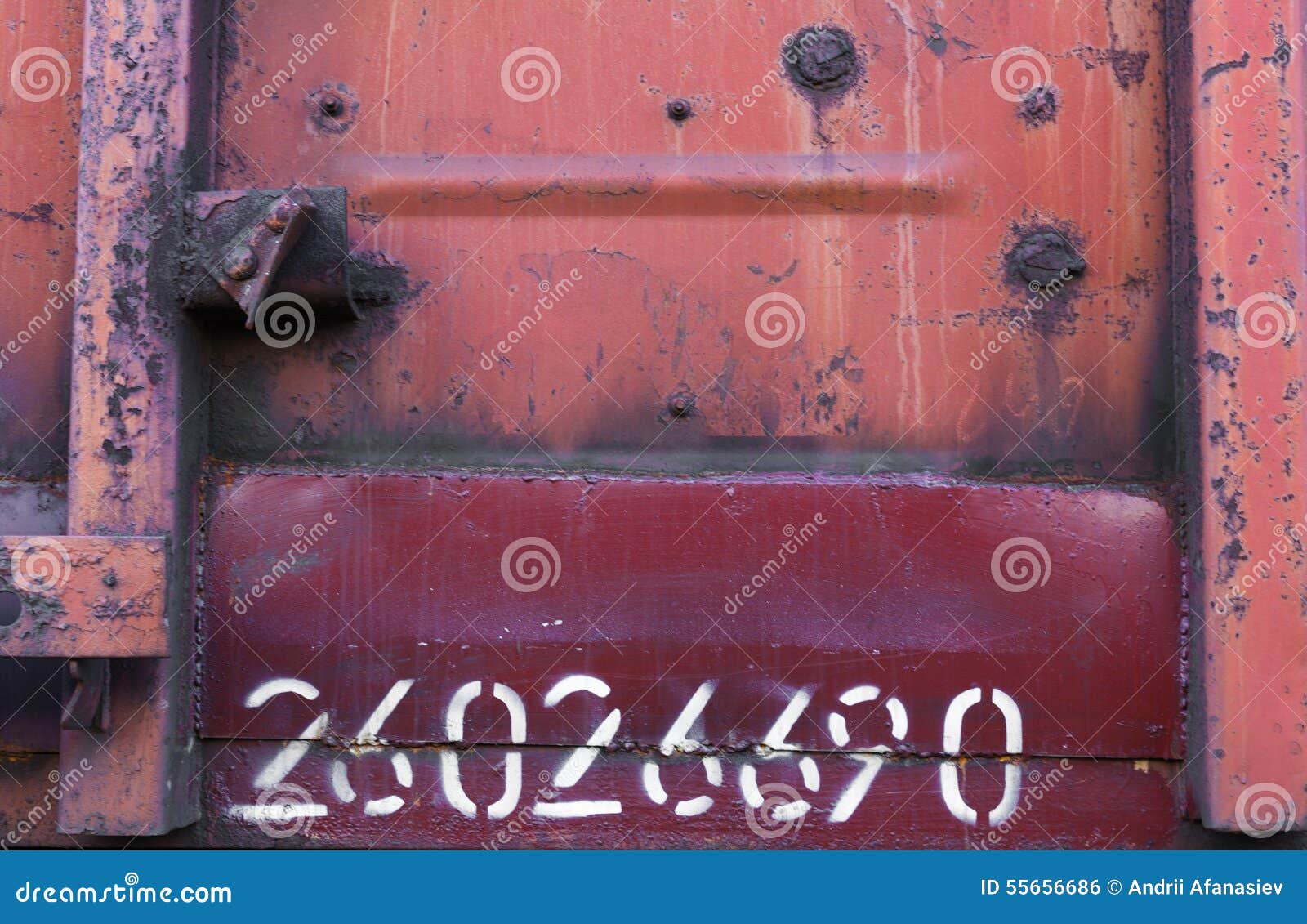 Rusty metal texture stock photo. Image of address, number - 55656686