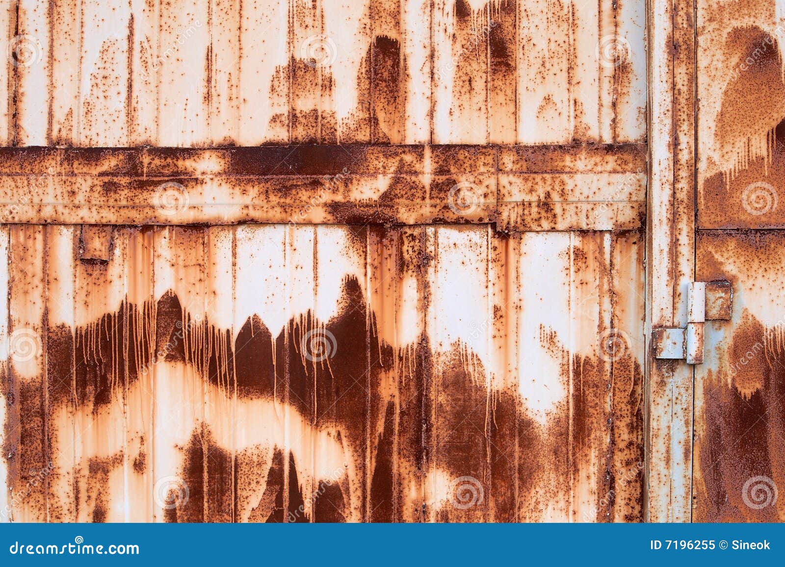 Rusty metal wall stock image. Image of abstract, messy - 7196255