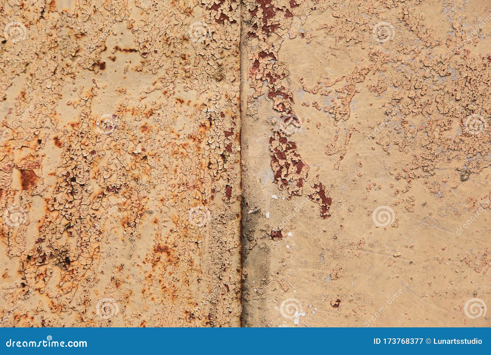 Rusty Metal Wall, Old Sheet of Iron Covered with Rust with Paint ...