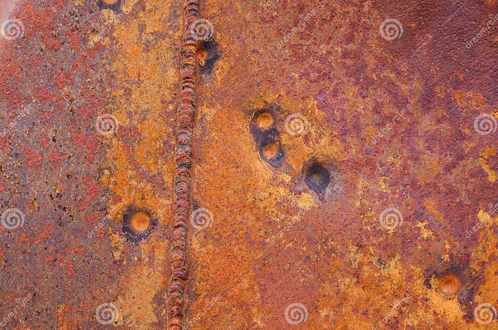Rusty metal weld stock photo. Image of orange, rusty - 23353800