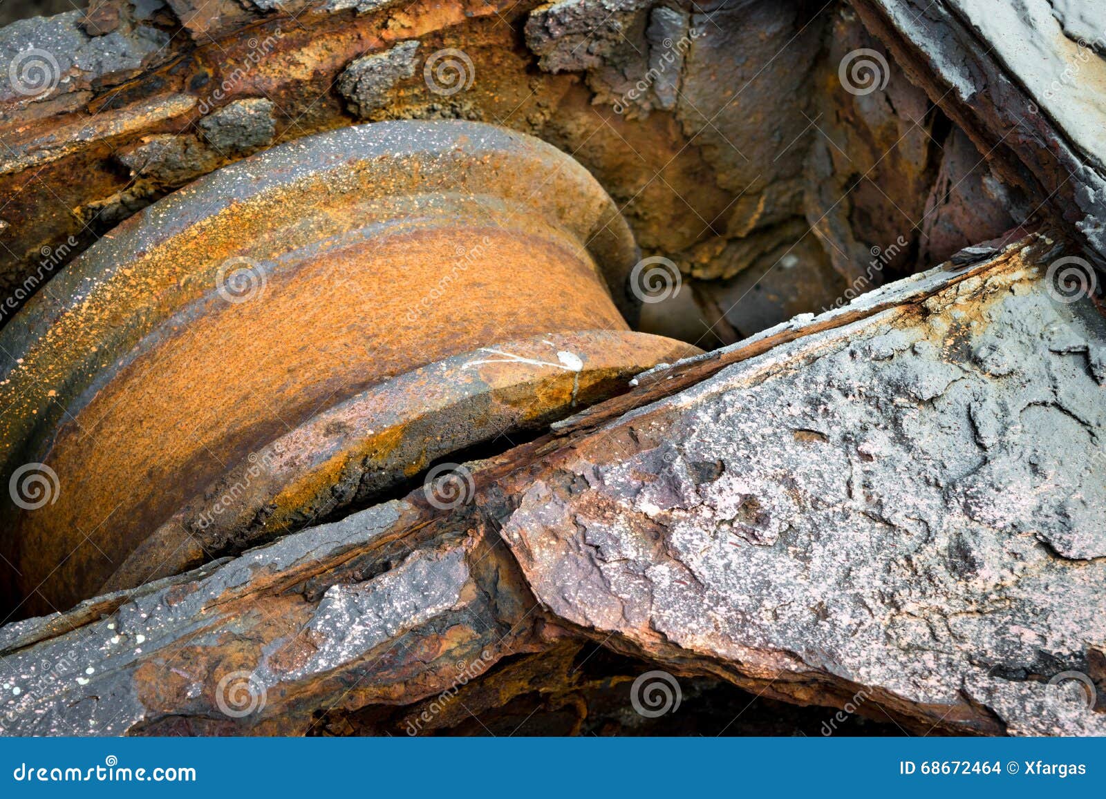 Rusty metal wheel stock photo. Image of grunge, decay - 68672464