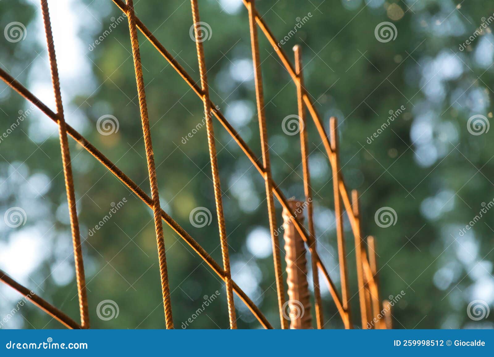Rusty Metal Wire Mesh of the Fence Stock Photo - Image of heavy ...