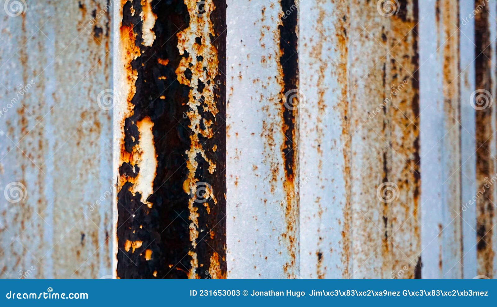 Rusty Metallic Bars Texture Background Stock Image - Image of light ...