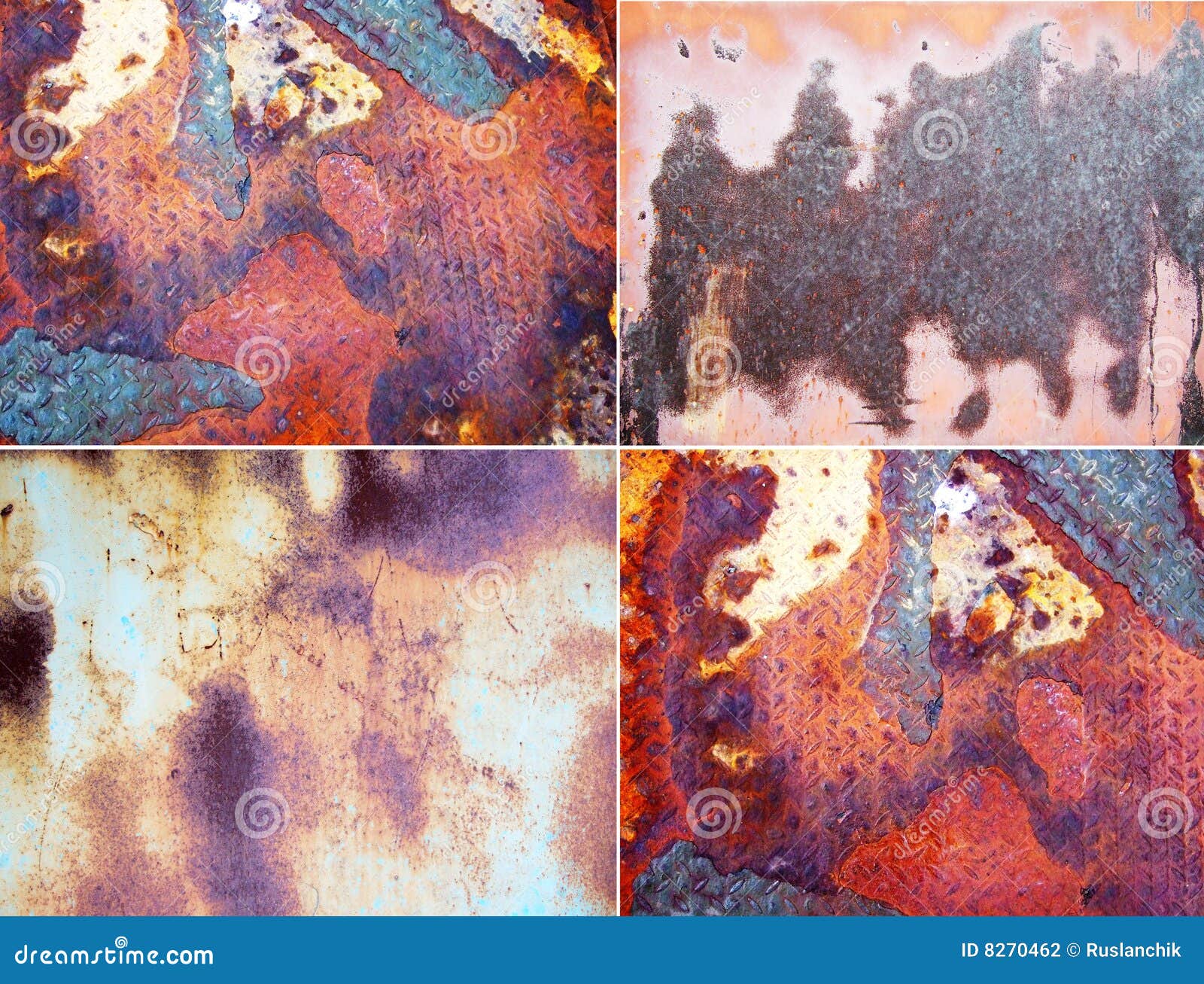 Rusty Metallic Green Paint Texture.Old Green Rusty Background. Royalty ...