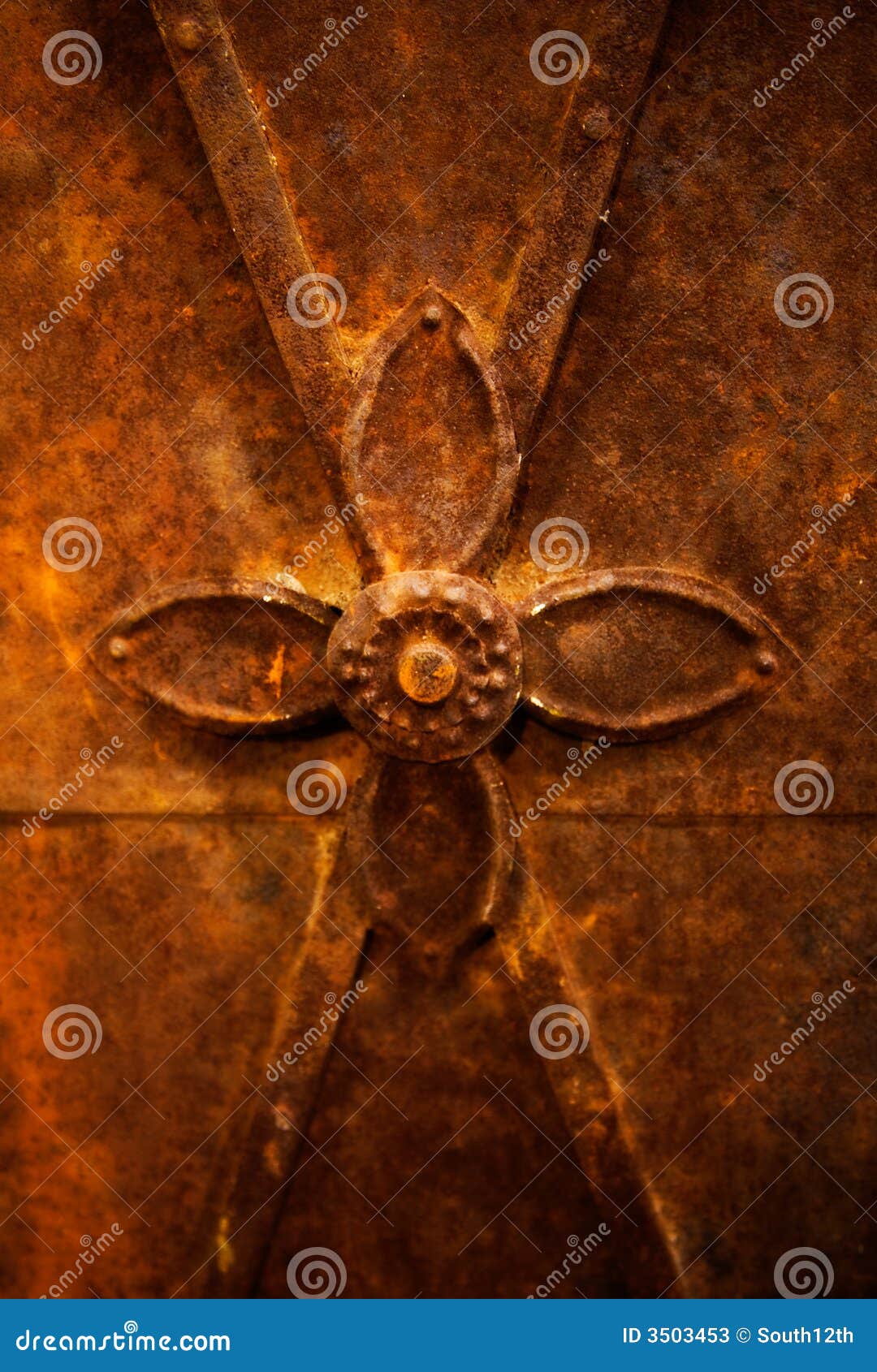 Rusty Metalwork stock image. Image of metal, cross, brown - 3503453