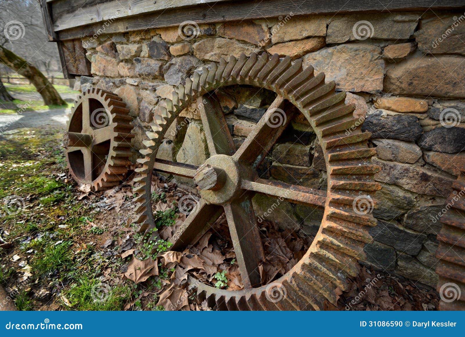 Rusty Mill Wheel Gears stock photo. Image of teeth, rusty - 31086590