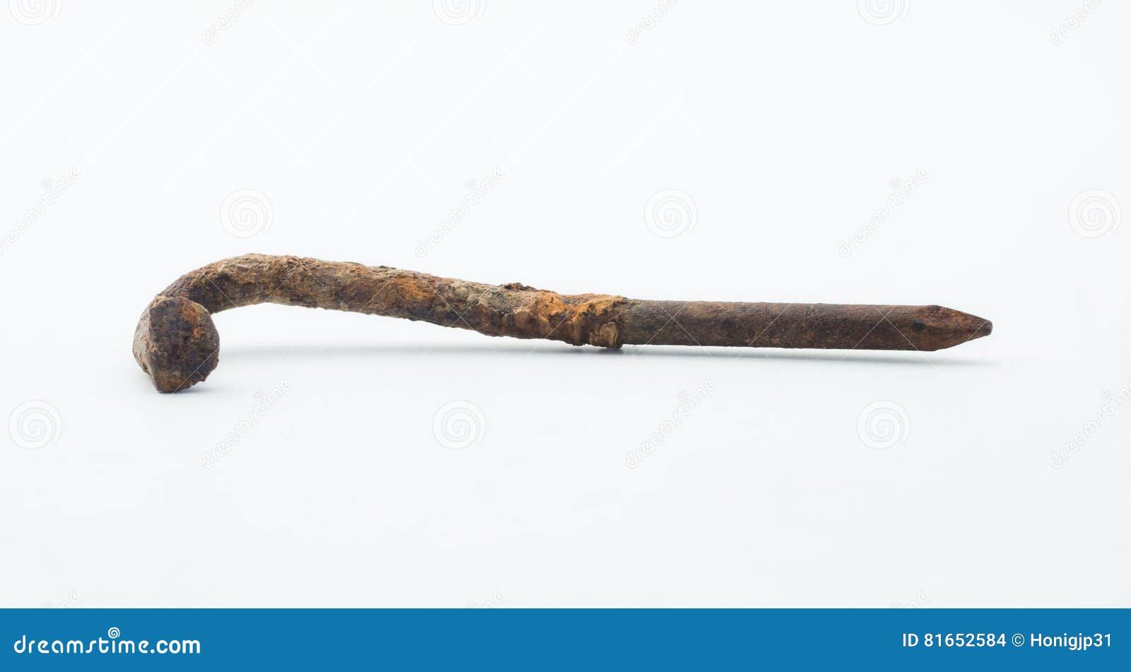 Rusty nail stock photo. Image of rustic, carpentry, object - 81652584