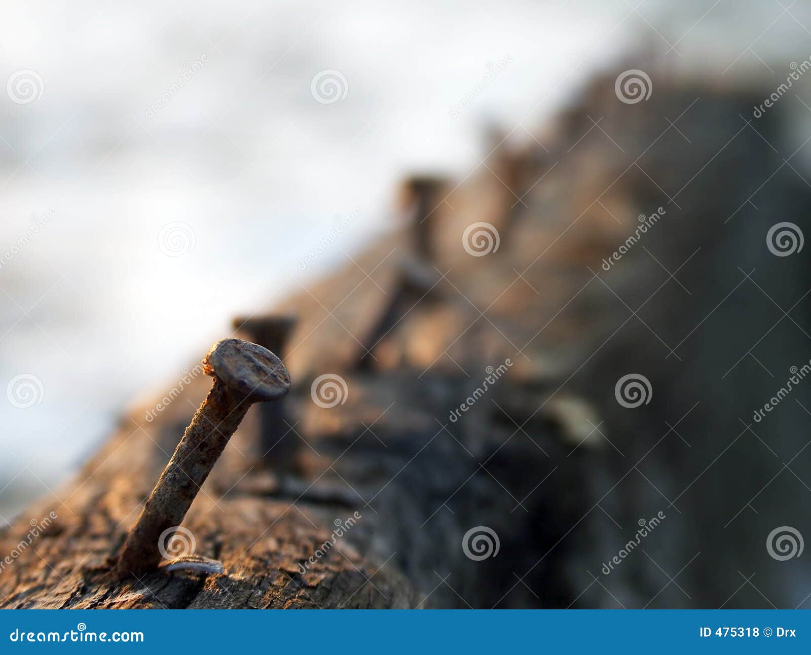 Rusty Nails Resemble A Face Royalty-Free Stock Photography ...