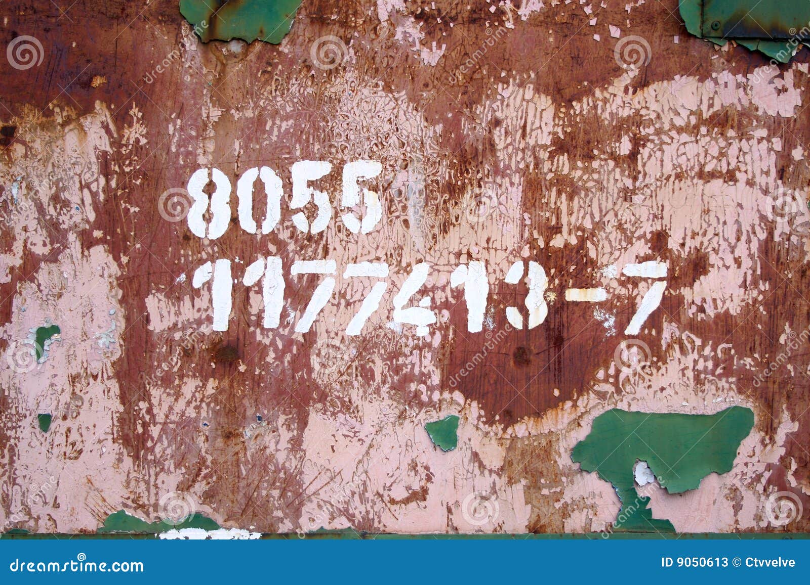 Rusty numbers stock image. Image of oxidation, gate, material - 9050613