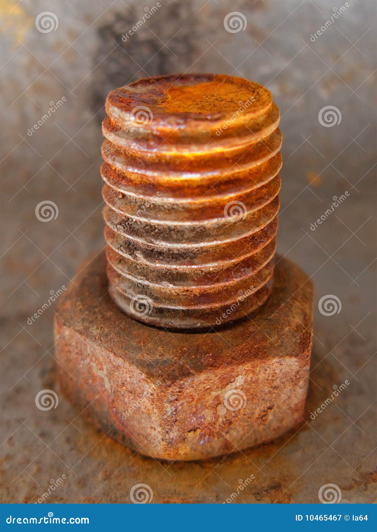 Rusty nut stock image. Image of gray, obsolete, close - 10465467