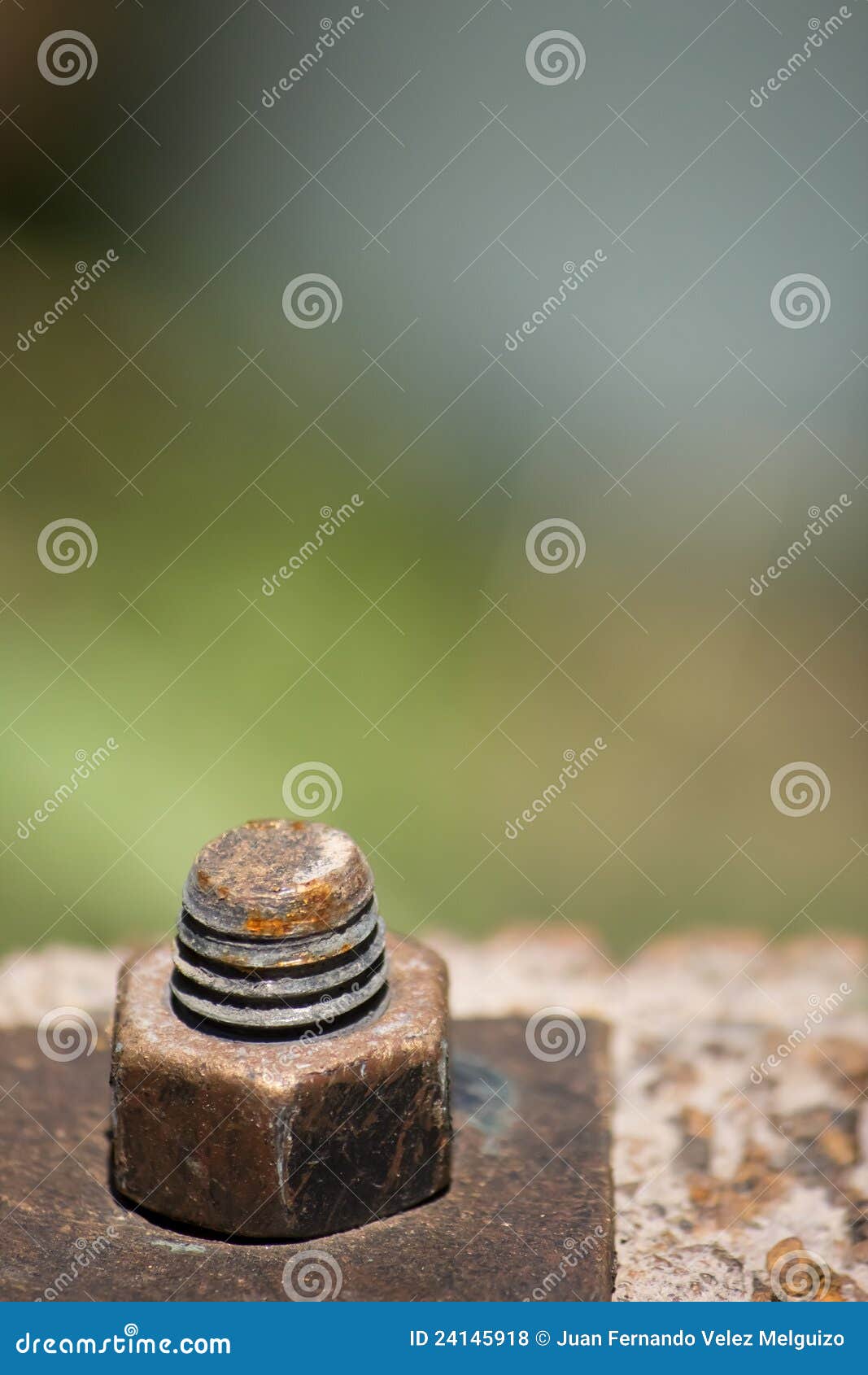 Rusty Nut and stock photo. Image of exterior, copper - 24145918