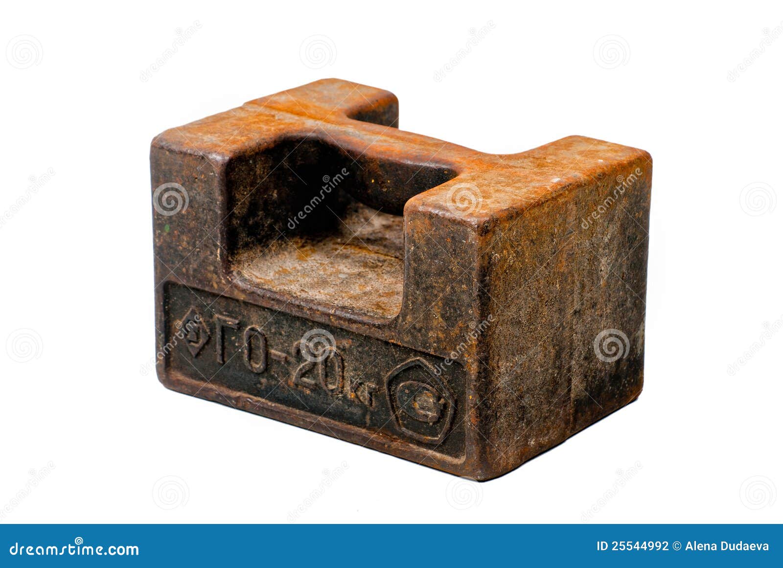 Rusty old 20 pound weight stock photo. Image of calibration - 25544992